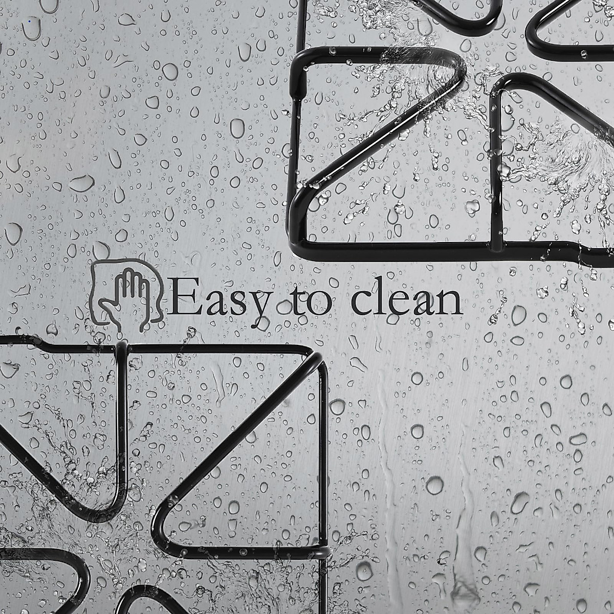 Upgraded WB31X20643 Grate Replacement Parts for GE Stove Parts Burner Grate, GE Cooktop Parts Metal Steel Surface Grate Kenmore Hotpoint Gas Range Parts Stove Top Grate Square Burner Wok Rack 1 Pack