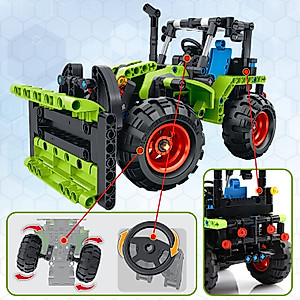 DDAI STEM Building Blocks Toys Gifts for Age 6, 7, 8, 9, 10, 11, 12 Boys and Girls, DIY Building Bricks, Ideal gift for birthday, STEM Engineering Construction RC Toy, 2 in 1 Model