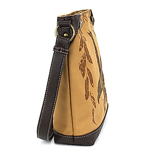 Chala Handbags Eagle Safari Canvas Crossbody Bag Purse
