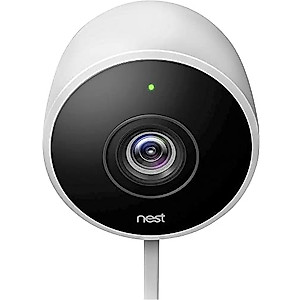 Google Nest Hello Front Door Bundle with 7 inch Display and Wired Camera Doorbell and Wired Nest Cam Outdoor Security Camera