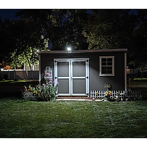 Commercial Heavy Duty LED Solar Street Light, Dusk to Dawn, 6000K, LED Motion Sensor Light for Yard, 10W