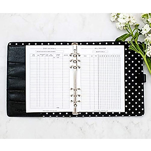 Finance Plan Refill for A5 Planners, Monthly Budget, Bill Tracker, 1 Year Supply (Notebook Not Included)