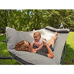 ENO - SoloPod XL Hammock Stand - Outdoor Stand for Camping, Traveling, a Festival, Patio Furniture, or The Beach - Charcoal