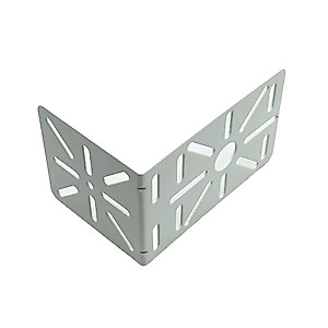 OwlCat L-Shape Dome Camera Bracket,Universal Wall Ceiling Mount Bracket for Security CCTV Hikvision Dome Camera, CCTV Security White 3026 0