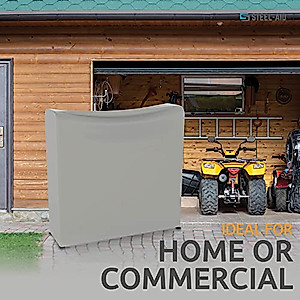 STEELAID Rolling Tire Rack – Metal, Adjustable, Tire Stand & Protective Cover, Included 4 Adjustable non rolling Legs [Updated 44'' L With 4 Wheels included]