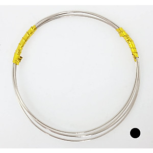 28 Gauge 14K Solid White Gold Wire Dead Soft Round 1 Foot by CRAFT WIRE