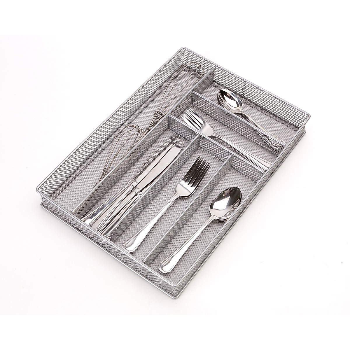 Grayline 41855, Large Mesh Drawer Organizer, Platinum