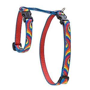 LupinePet Originals 1/2" Lollipop 12-20" H-style Harness for Small Pets