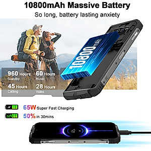 V30 Rugged Smartphone Orange New