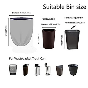 Small Trash Bags 2.6 Gallon Ultra Thickness Bathroom Garbage Bags 100 Counts Biodegradable Mini Wastebasket Trash Can Liners for Kitchen Office Bedroom Trash Can 10 Liters