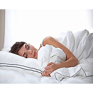 Gehannah Bed Pillows for Sleeping(2 Pack), Luxury Plush Soft Pillow with Home and Hotel, Breathable Microfiber Cover Skin-Friendly Pillows for Side Back Sleepers