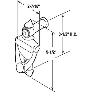Defender Security U 10327 Door Knocker and Viewer, 9/16 In. Bore, 180 Degree View Angle, Satin Nickel (Single Pack)