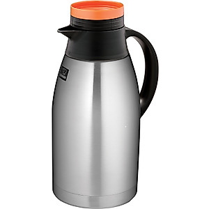 Zojirushi Stainless Steel Vacuum Carafe with Brew-Thru Lid, 64-Ounce, Black