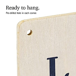 Lantern Press 6x9 Inch Wood Sign, Ready to Hang Wall Decor, St. Augustine, Florida, Latitude and Longitude (Blue)