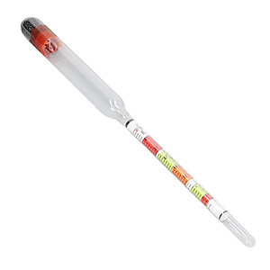10pcs Triple Scale Hydrometer Alcohol Meter Brewing Tools for Restaurant Home Brewing