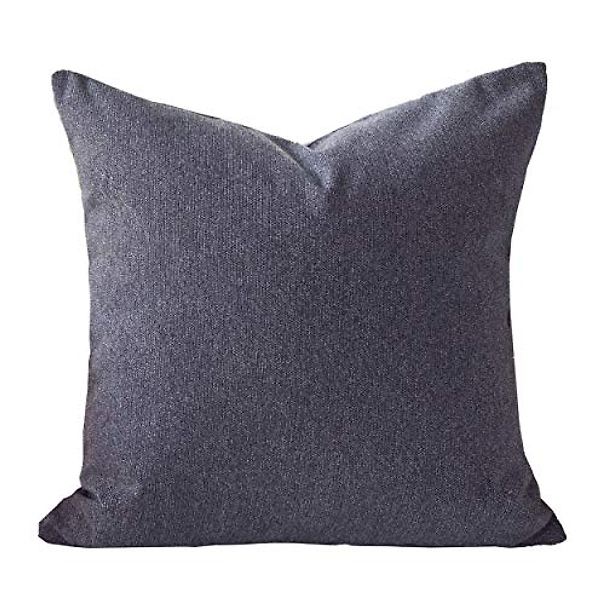 Homey COZY 20x20 Chenille Indoor/Outdoor Accent Pillow (Set of 2), Gray 2 Count