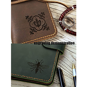 Personalized leather magnetic ipad 12.9 case, brown leather ipad air 4th generation case covers, rustic leather iPad Pro case Y02-IXPMNC (iPad mini 6)