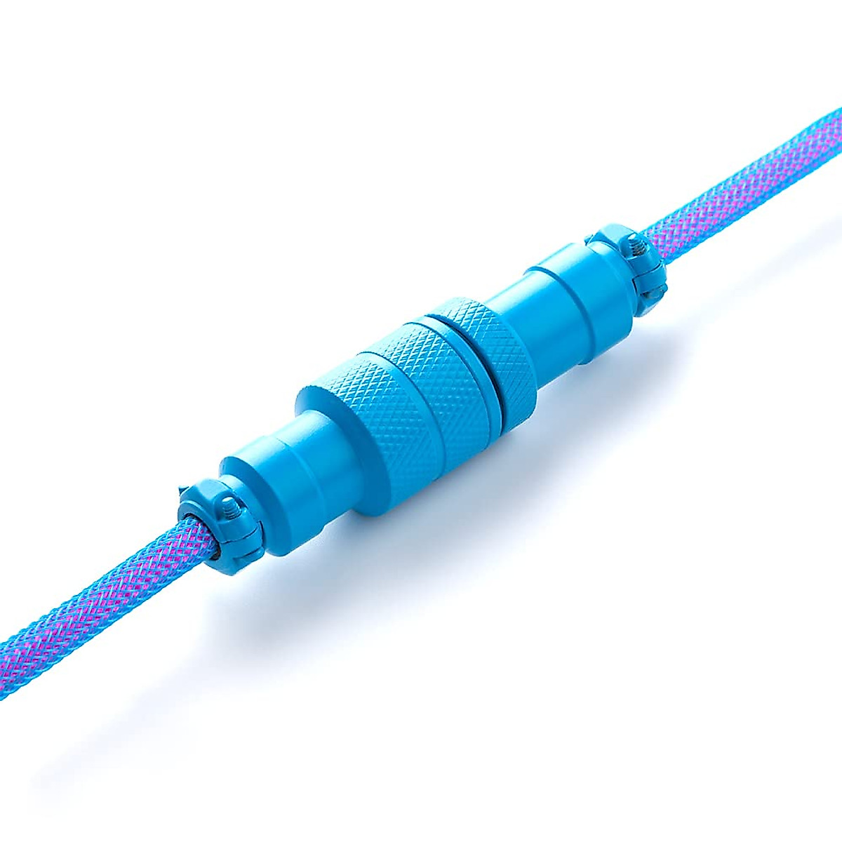CableMod Pro Coiled Keyboard Cable (Galaxy Blue, USB A to USB Type C, 150cm)