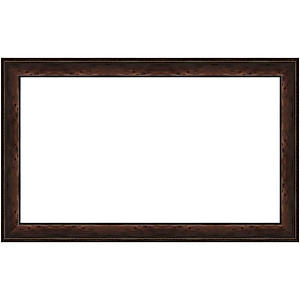 Frame My TV Deco TV Frames - Burlwood Smart Frame Compatible ONLY with Samsung The Frame TV (75", Fits 2021-2025 Frame TV)