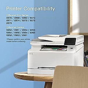 GPC ImageFlex 902XL Compatible Ink Cartridge Replacement for HP 902 Ink cartridges 902XL 902 XL Ink Cartridges Compatible with Officejet 6978 6968 6962 6958 6970 6950 6960 Series Printer(4-Pack)