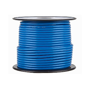 Audiopipe One roll 14 GA Gauge 100 feet Blue Car Audio Home Primary Remote Wire