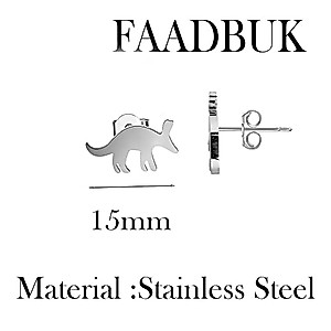 FAADBUK Aardvark Stud Earrings Aardvark Lover Gift Aardvark Gift Animal Lover Gift (Aardvark Stud Earring)