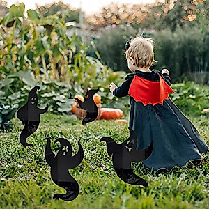 Halloween Yard Signs Stakes Decorative Ghost Garden Stakes Decorations Outdoor Yard Art Decor Yard Yard Sign Halloween Outdoor Statues Props Scary Holiday Home Garden Party Supplies