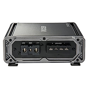 KICKER Bundle Compatible with Universal Vehicle 44DCWC122 CompC Ported Dual 12" Loaded Sub Box with 46CXA8001 Amplifier and HA-AK4 4 Gauge Amp Install Kit
