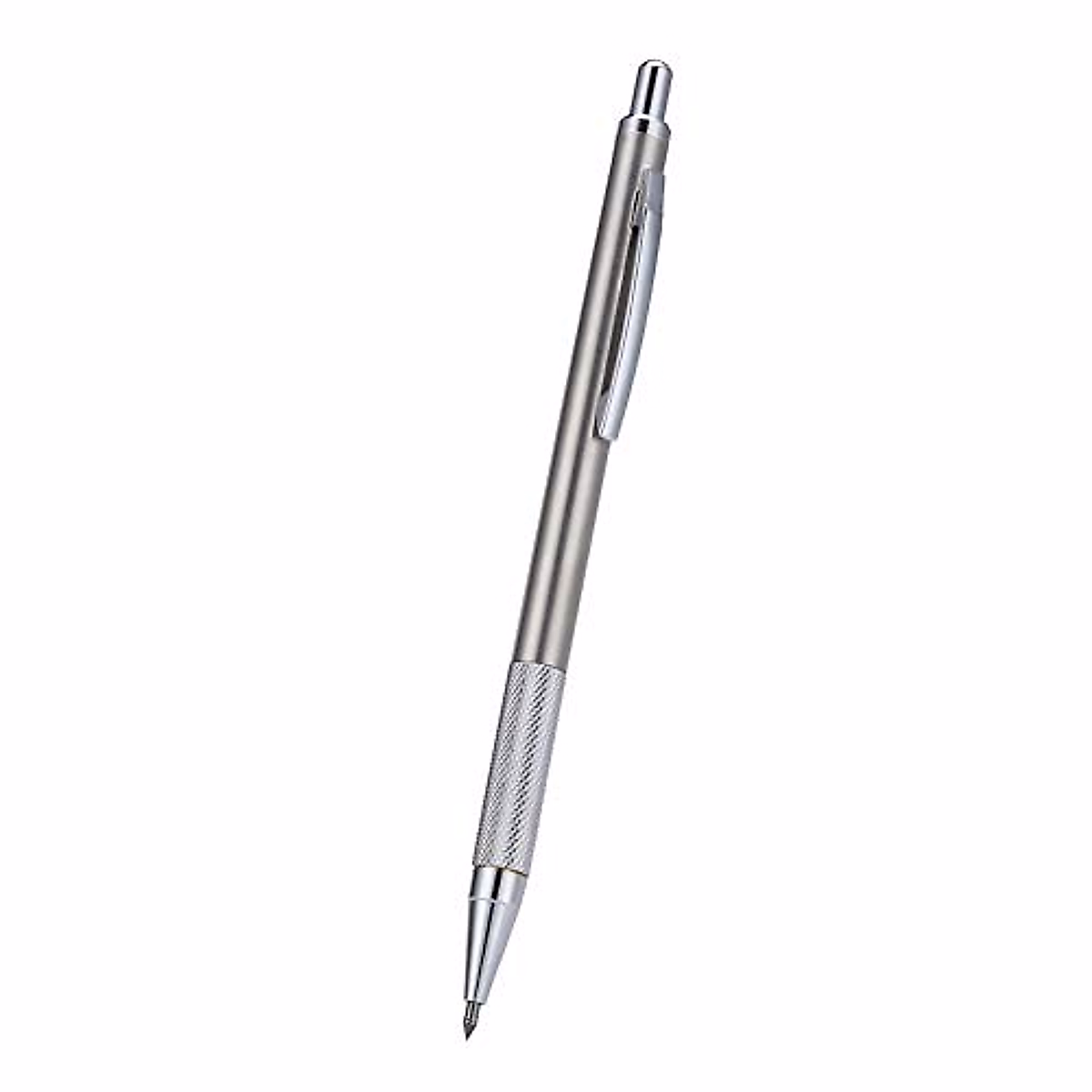 Jectse Diamond Glass Scriber Pen,Retractable Cutting Lettering Pen,Engraver Glass Cutting Tool,with Tungsten Steel Tip,For Cutting Glass And Ceramic Plate Or Engraving (Silver)