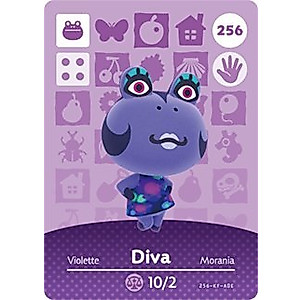 Diva - Nintendo Animal Crossing Happy Home Designer Amiibo Card - 256