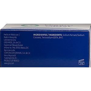 Grisi Neutral, Cleansing and Hypoallergenic Soap, Soften and Clean your skin, Non-Irritating, Fragrance-free, for All Kind of Skin, 6-Pack of 3.5 Oz each, 6 Bar Soaps.