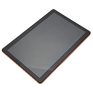 Cuifati Tablet, 10.1 in Android9.0 2GB+32GB Type‑C Interface Eight Core Tablet, 100‑240V IPS WiFi 3G Fast Charging Tablet PC Fit for Study Work(Orange U.S.)
