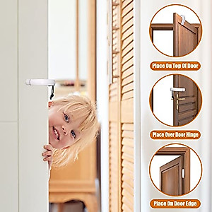 4pcs Door Jam, Tactical Door Stop Edge Door Jam Stopper for Law Enforcement Emergency Police for Quick Access to House Prevents Doors from Closing