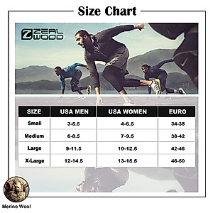 Ankle Athletic Socks, ZEALWOOD Merino Wool Socks No Show Low Cut Socks Compression Running Socks Tennis Golf Womens Mens Ankle Wool Hiking Socks Women Men Moisture Wicking Socks 3 Pairs Blue/Black M