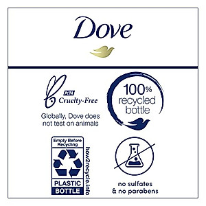 Dove Concentrate Refill 4 Count for Instantly Soft Skin and Lasting Nourishment Daily Moisture Refill for use Reusable Bottle 4 fl oz (makes 16 fl oz of Body Wash)