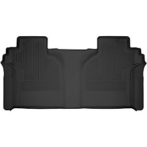 Husky Liners | X-ACT Contour Series | 2nd Seat Floor Liner (Full Coverage) - Black | 54201 | Fits 2019 - 2022 Chevrolet Silverado/GMC Sierra