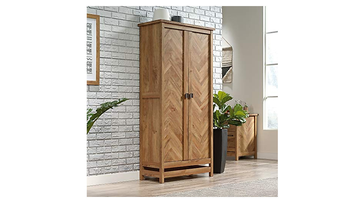 Stylish Sauder Cannery Bridge Storage Cabinet
