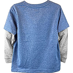 John Deere Child 4-7 Boys' T-Shirt, Chambray Blue, 7