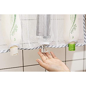 ALYER 9 Pockets Big Mesh Shower Caddy Hanging Bathroom Storage Organizer with 3 Rings (White)