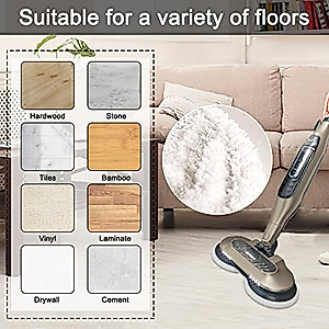 Mocsicka 6 Packs Steam Mop Vacmop Replacement Pads for Shark S7000 S7001 Steam Mops, Steam & Scrub All-in-One, Scrubbing Washable Mop Pads for Any Floors, Reusable Steam Scrub Cleaning Pads