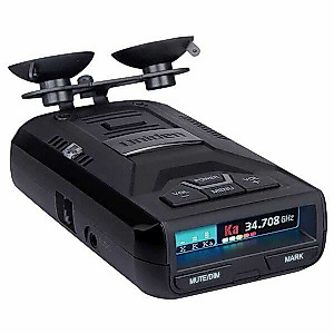 Uniden R3 Extreme Long Range Laser/Radar Detector and Scosche 1080p Dash Cam Bundle. Radar w/Built-in GPS, Mute Memory, Voice Alerts, Red Light and Speed Camera Alerts, OLED Display, K/KA Band