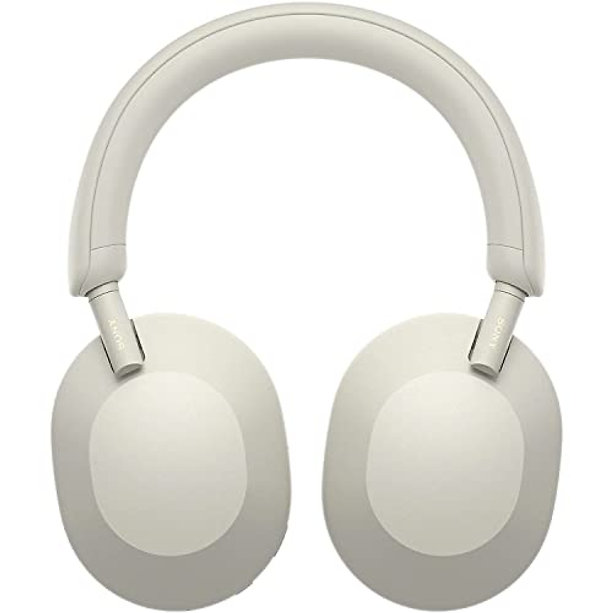 Sony WH1000XM5/S Wireless Noise Canceling Headphones (Silver) Bundle with Deco Gear Hard Case + Pro Audio Headphone Stand + Microfiber Cleaning Cloth