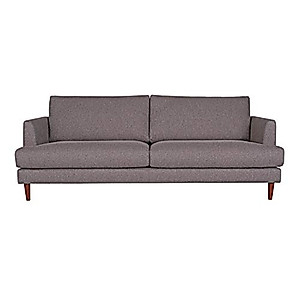 Amazon Brand – Rivet Canton Deep Mid-Century Modern Sofa Couch, 88.6"W, Dark Grey