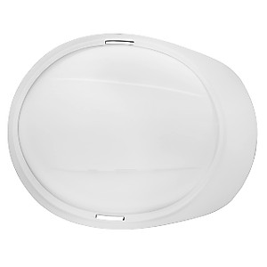 ACERPAL Cap Style Non-Vented White Solid Color OSHA Hard Hat with 6 Point Suspension
