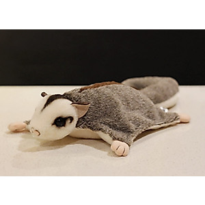ZHONGXIN MADE Sugar Glider Plush - Realistic Sugar Glider Stuffed Animal, 8.5 inch Plush Toy, Furry Stuff Gifts for Kids