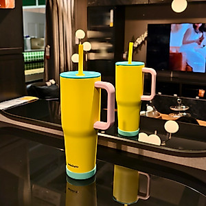 40 oz Tumbler with Handle and Straw