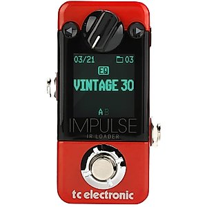 TC Electronic Electric Guitar Single Effect, Red/Black (Impulse IR Loader)