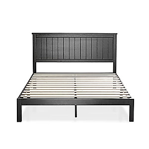 ZINUS Santiago Wood Platform Bed Frame / Wood Slat Support / No Box Spring Needed / Easy Assembly, Queen