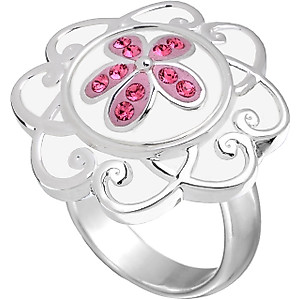 Kameleon White Flower Ring KR9W-9 (JewelPops Sold Separately)