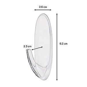 Command 17091CLR-AW-E Window, Medium, 2-Hooks (17091CLR-AWES), 2 Hooks, Clear-Outdoor, 2 Hooks